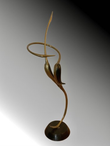 Boris Lovet-Lorski, Entwined Cranes Sculpture, 1960s, Bronze for sale ...