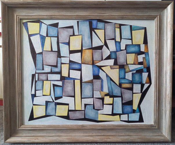 Christopher Barrow, Abstract I, Oil Painting, 2000s for sale at Pamono