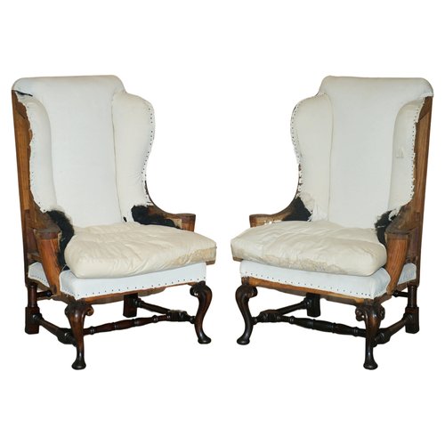 Poltrone Wingback destrutturate georgiane di William Morris Arms, anni ...