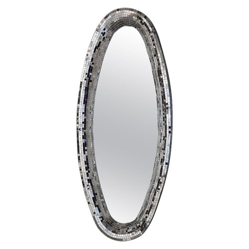 Silver Atollo Mirror by David Medi for sale at Pamono