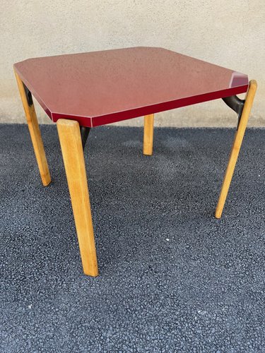 Roter Forma Tisch von Bruno Rey für Dietiker, 1970er bei Pamono kaufen