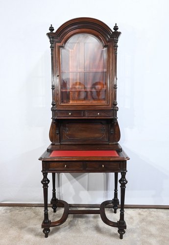 Small Mid-19th Century Napoleon III Showcase Desk for sale at Pamono
