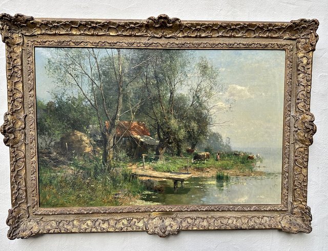 Karl Adam Heinisch, Oil on Canvas, Chiemsee for sale at Pamono