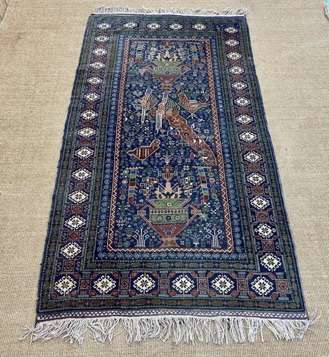 Middle Eastern Handmade Wool Rug for sale at Pamono