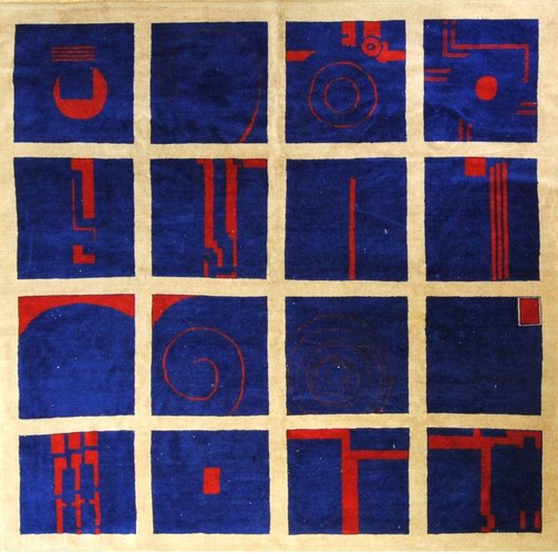 Teppich von Frank Kupka für Elio Palmisano, 1971 bei Pamono kaufen