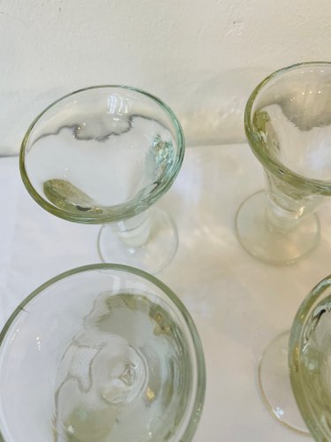 French Art Nouveau Absinthe Glasses, 1920s, Set of 6 for sale at Pamono