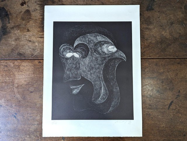 Two Faces, 1950s, Lithograph for sale at Pamono