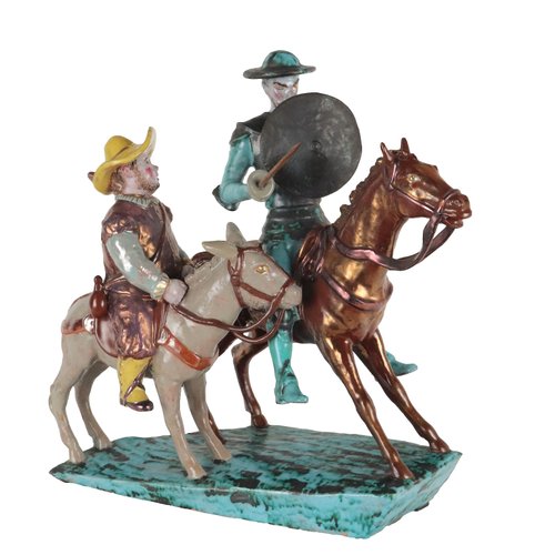 Skulptur von Don Quijote und Sancho Panza, 20. Jh. bei Pamono kaufen