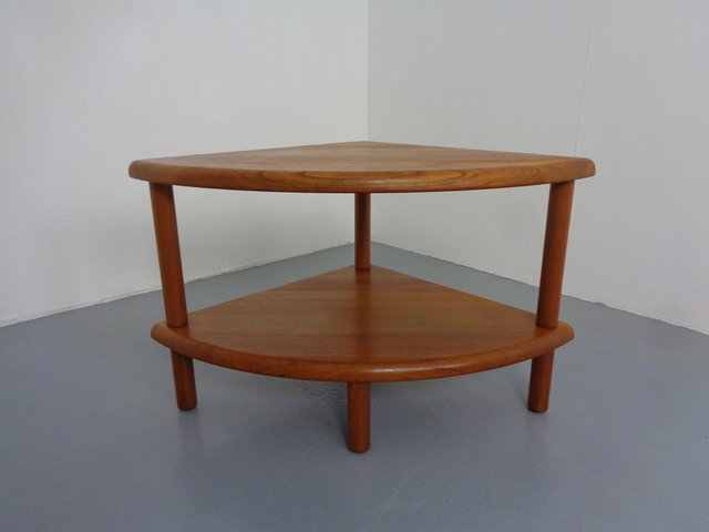 Teak Corner Table from Salling Stolfabrik Durup, 1970s for sale at Pamono