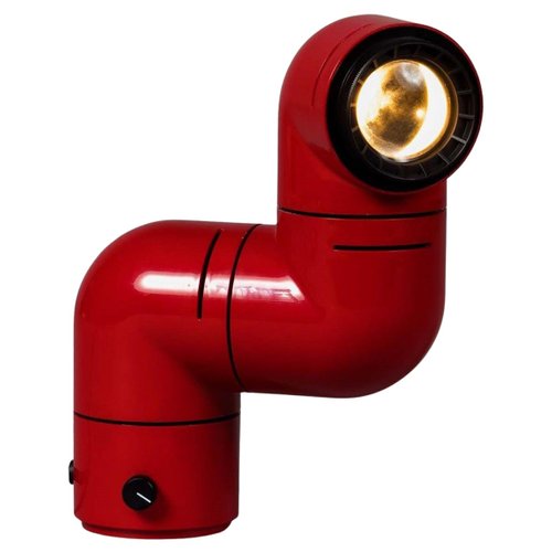 Lampada da parete rossa di André Ricard in vendita su Pamono