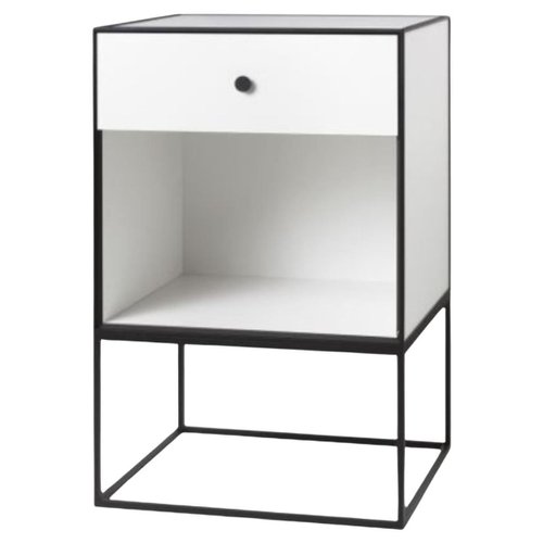 Enfilade 49 Frame Blanche avec 1 Tiroir par Lassen en vente sur Pamono