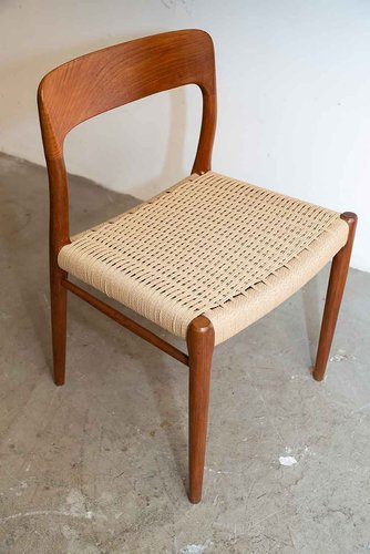 Chair 75 by Niels Otto (N. O.) Møller for Jl Miller, 1965 for sale at ...