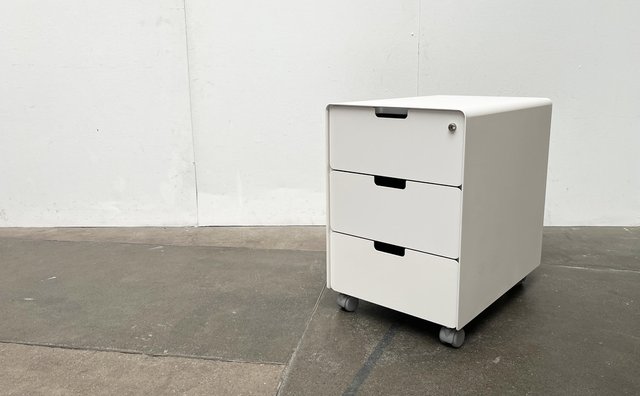Bürowagen aus Metall der ATM Serie von Jasper Morrison für Vitra bei Pamono kaufen