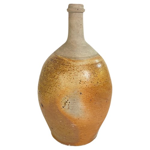 Rustic Stoneware Pottery Jug with Glaze, 20th Century for sale at Pamono