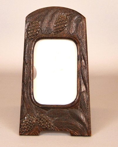 Early 20th Century Art Deco Wooden Photo Frame, 1890s for sale at Pamono