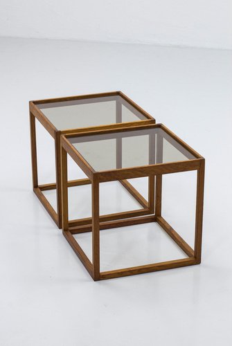 Cube Tables by Kurt Østervig for KP Møbler, 1960s, Set of 2 for sale at ...