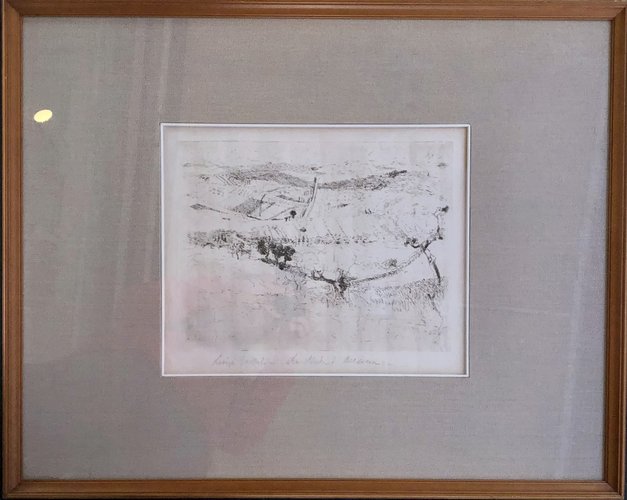 Luigi Bartolini, Landscape: The Road to Ancona, Etching, 1931 for sale ...