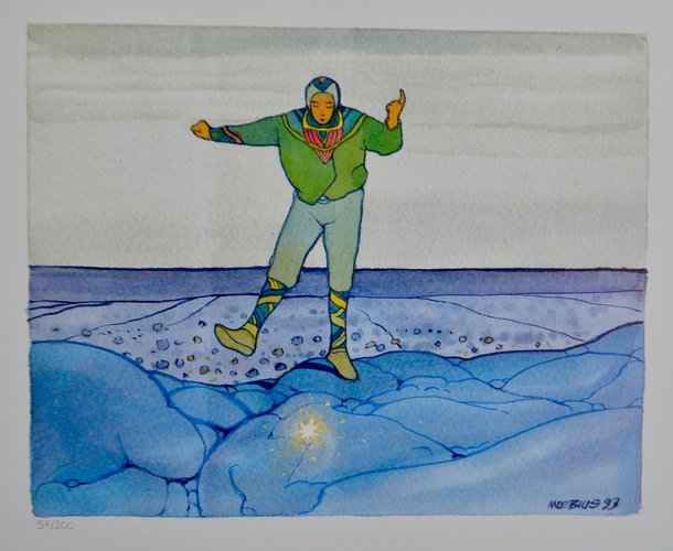 Moebius, Starwatcher, 1993, Offset Print for sale at Pamono