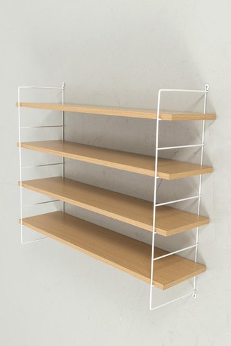 Vintage Wall Rack in Veneer for sale at Pamono