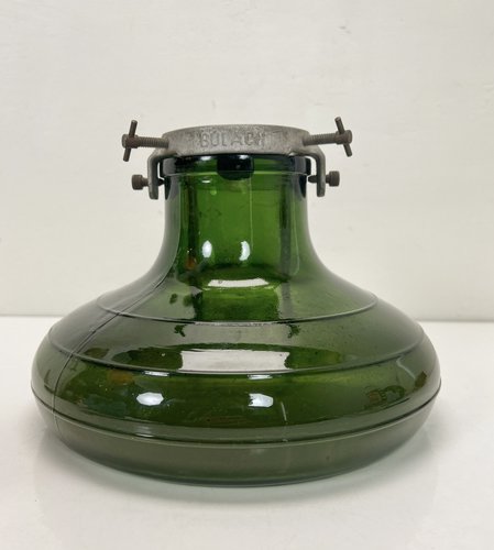 Green Glass Christmas Tree Stand from Bulach of Switzerland, 1930s for ...