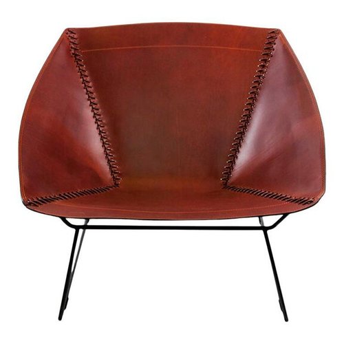 Cognac Stitch Chair by Oxdenmarq for sale at Pamono