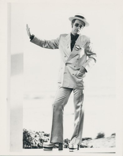 Elton John at a Young Age Dressed Up, 20th Century, Photograph for sale ...