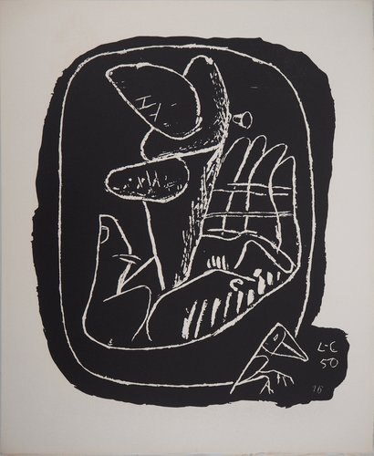 Le Corbusier, Hand and Esotericism, 1964, Signierte ...