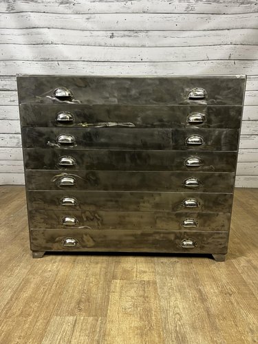 Vintage Iron Chest of Drawers for sale at Pamono