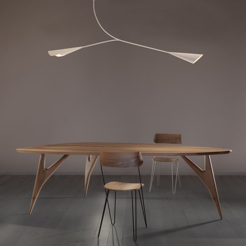 Medium Ted Table in Walnut by Kathrin Charlotte Bohr for Greyge for ...