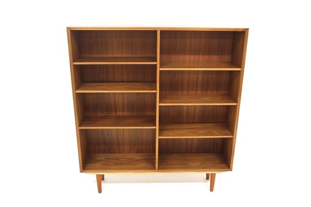Scandinavian Walnut Shelf, Sweden, 1960s for sale at Pamono