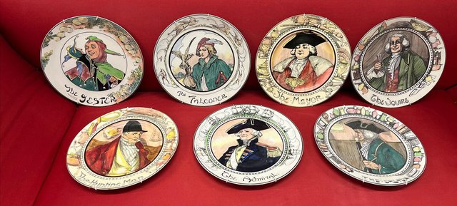 Jester, Falconer, Mayor, Squire, Huntsman, Admiral & Doctor Plates from ...