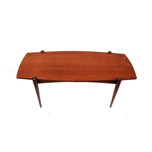 Coffee Table with Reversible Teak and Formica Top, 1960s for sale at Pamono