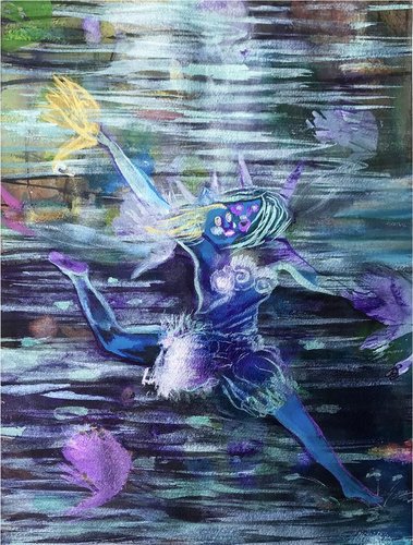 Niki Singleton, Iphis & Ianthe, 2020, Acrylic for sale at Pamono