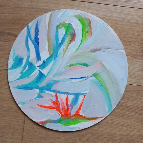 Charlotte Pivard, Hublot Vue Jungle 4, 2023, Acryl auf Holz bei Pamono kaufen