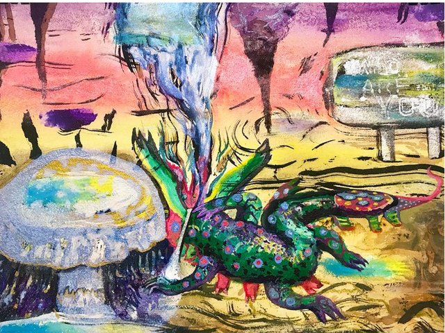 Niki Singleton, Who RU ?, 2021, Techniques mixtes en vente sur Pamono