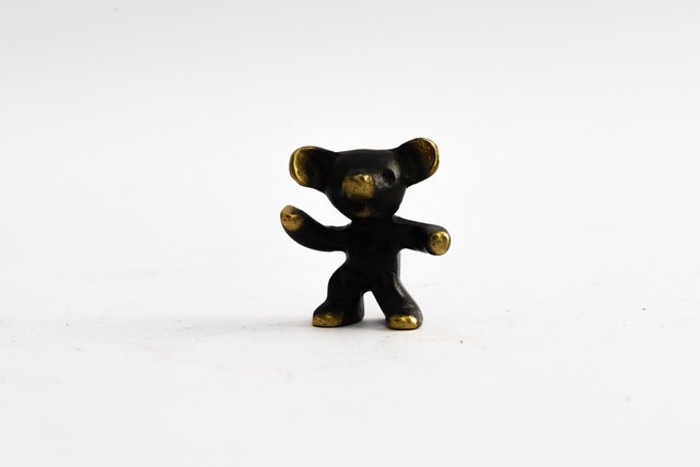 Small Bear Figurine by Walter Bosse for Herta Baller, Vienna, Austria ...