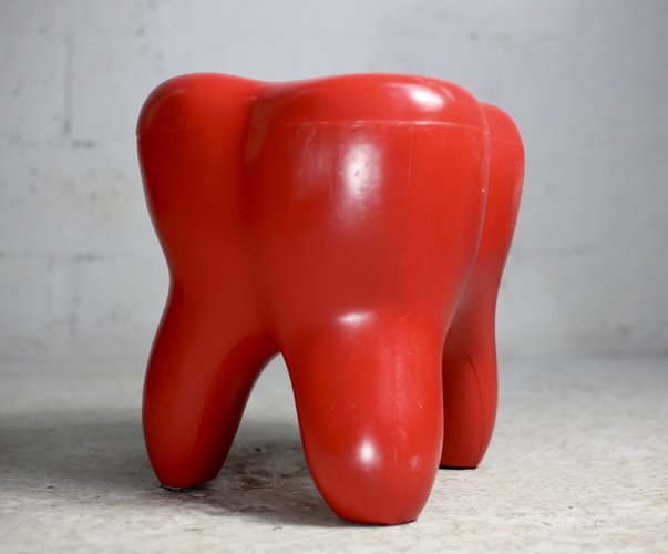 Vintage Molar Stool in Plastic, 1980s for sale at Pamono