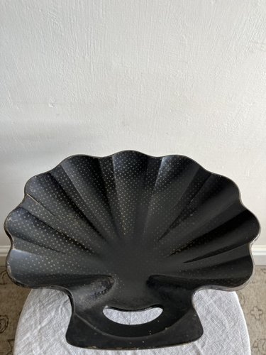 19th Century British Victorian Papier Mache Clam Shell Dish, 1890s for ...