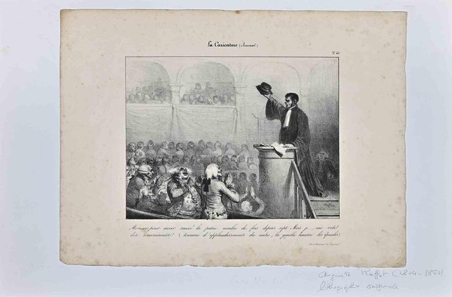 Auguste Raffet, The National Assembly in Paris, Lithograph, 1850 for ...
