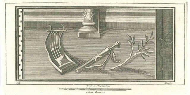 Vincenzo Aloja, Ancient Roman Still Life, Etching, 18th Century for ...