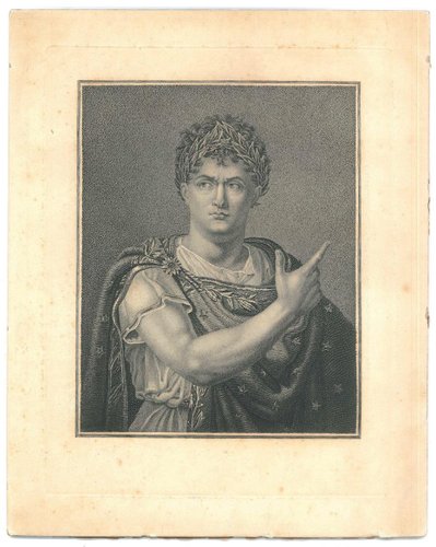 Unknown, Julius Caesar, Etching on Cardboard, 18th Century for sale at ...