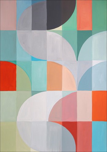 Natalia Roman, Tundra Landscape, 2023, Acryl auf Papier bei Pamono kaufen