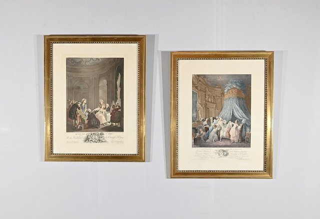 JM Moreau Le Jeune & N. De Launay, 1900, Incisioni a colori, con ...