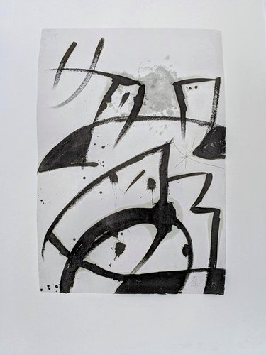 Joan Miro, Frau, Vogel, Stern, Lithographie, 1977 bei Pamono kaufen
