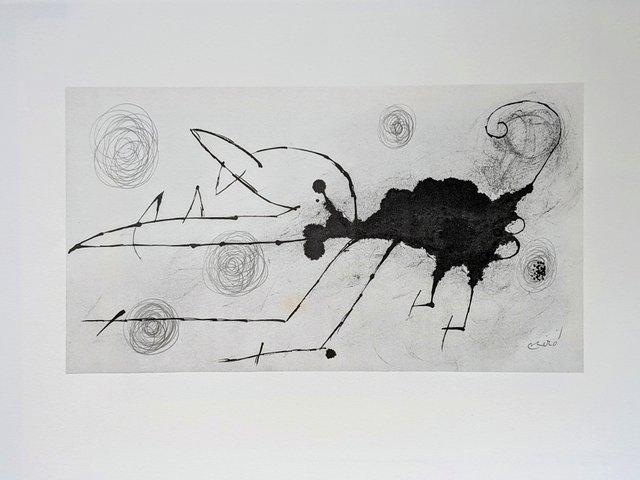 Joan Miro, Dog, Lithograph, 1977 for sale at Pamono