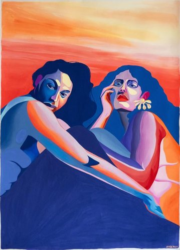 Aurore Amberny, L'océan des tempêtes, 2021, Gouache for sale at Pamono