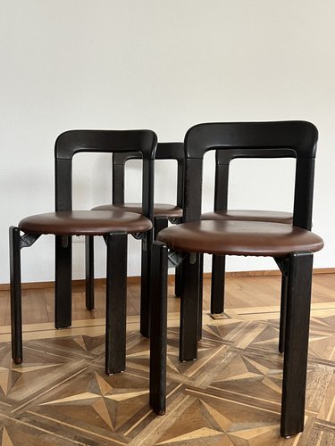 Dining Chairs by Bruno Rey for Dietiker, 1970s, Set of 4 for sale at Pamono