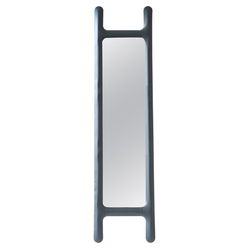 Graphite Drab Sculptural Wall Mirror by Zieta for sale at Pamono