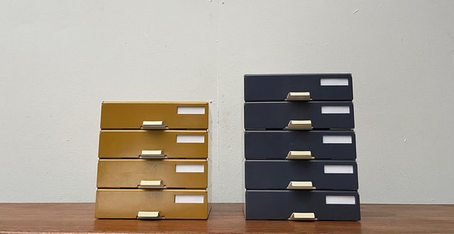 Mid-Century German Space Age Modular Paper Office Tray Container from ...