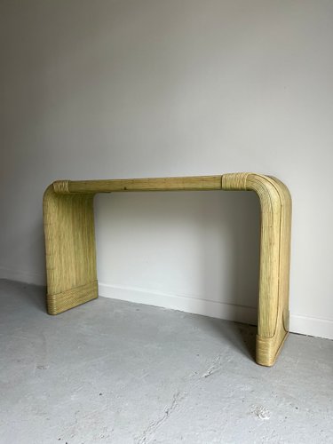 Pencil Reed Console Table by Vivai del Sud for sale at Pamono